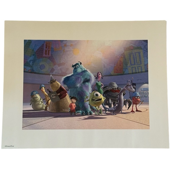 Disney | Art | Disneys Pixar Monsters Inc Exclusive Lithograph ...